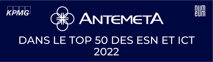 AntemetA, dans le Top 50 des ESN et ICT en 2022 ! - Antemeta